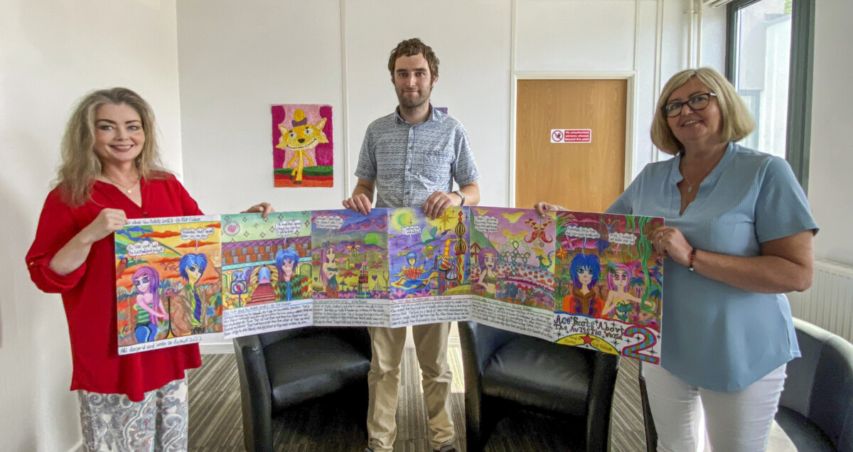 Oliver McGowan Training by Autism Together - Autistic artist creates ...